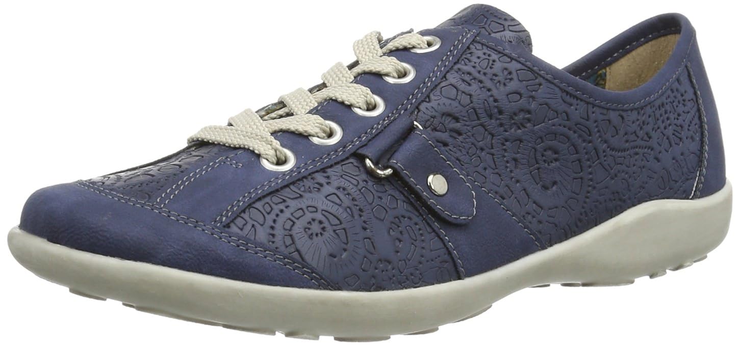Remonte Dorndorf Women's Remonte Lace-Up Flats Blue BLUE, Blue, 44 EU ...