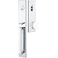 Emtek Contemporary Tubular Entry Set: Lausanne Style with Round KNOB on ...