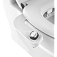 BioBidet SlimEdge Simple Bidet Toilet Attachment in White with Dual ...