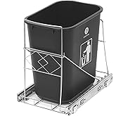 Pull Out Garbage Bin Kitchen,Roll Out Trash Can Under Cabinet,Under ...