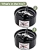Equust 2-pack Cross Blade Blender Replacement Parts Work with Magic ...