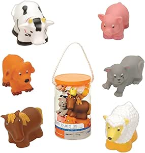 Amazon.com: Battat Farm Bath Buddies : Toys & Games