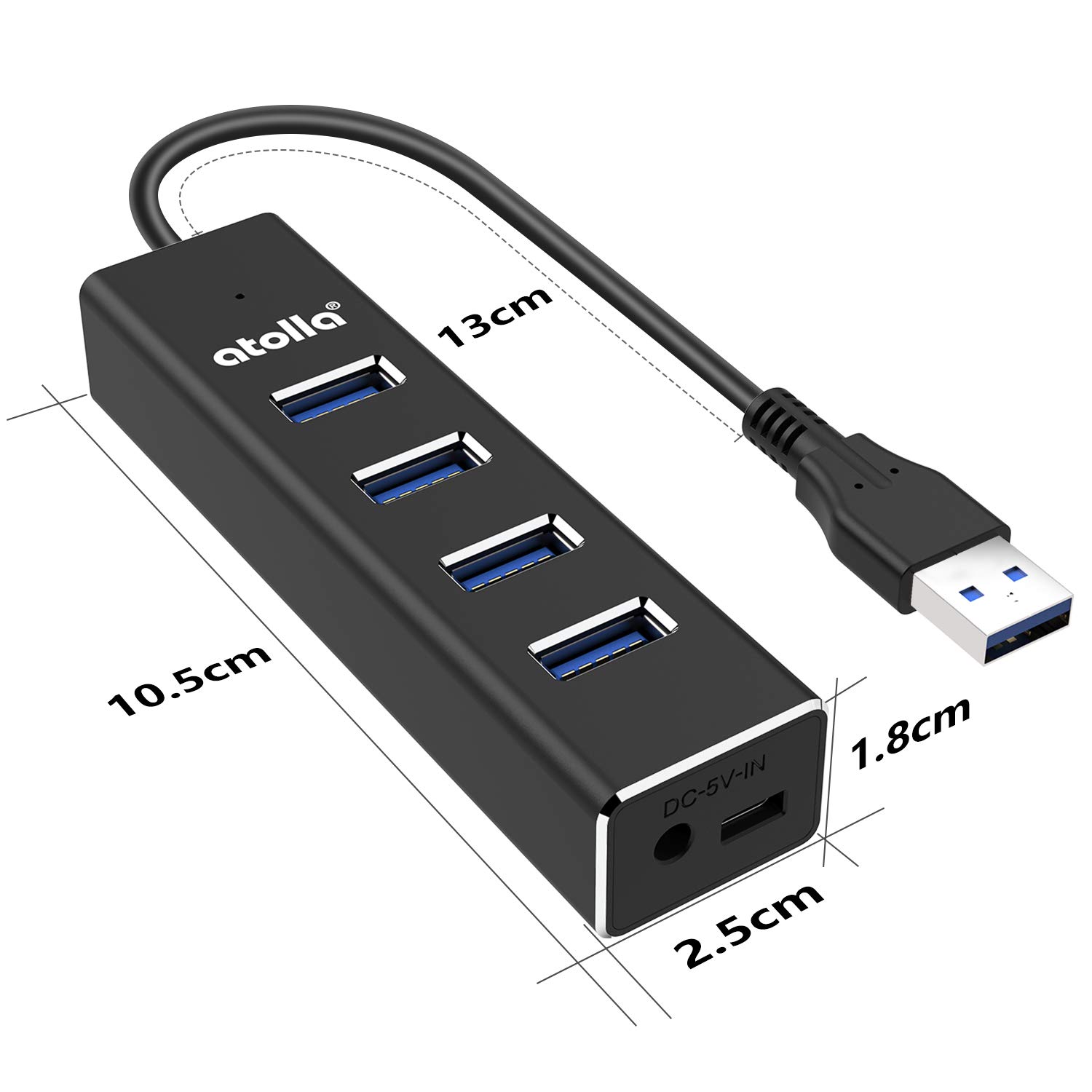 Mua USB Hub, Atolla USB 3.0 Hub 4 Port Extender [Aluminum Shell] Slim ...