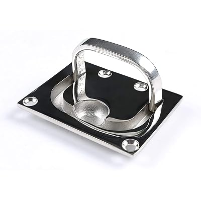 Door Deckers 2pcs Marine Boat Flush Pulls Latch Stainless Steel ...