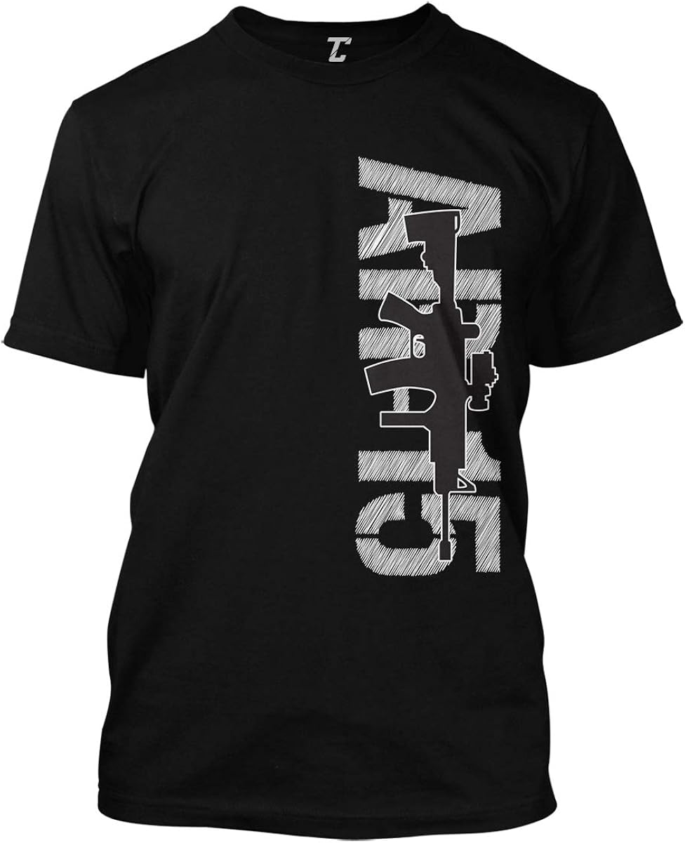 Amazon.com: AR-15 - Gun Rights Assault Rifle Badass Men's T-Shirt: Clothing