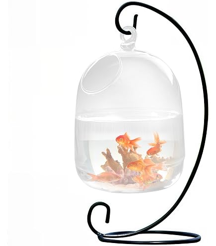 Fish Bowl Stand Desk Glass Hanging Fish Bowl Tank With Stand Fish