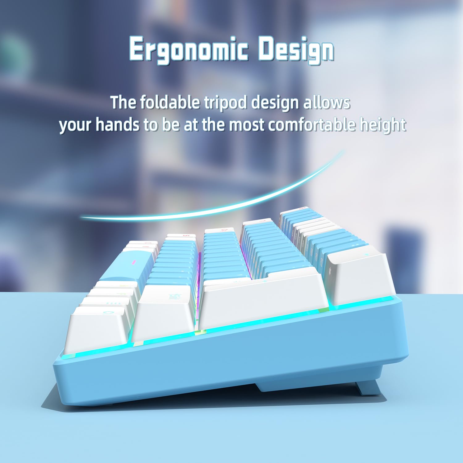 Mua UK Layout 60 Percent Gaming Mechanical Keyboard, 62-Key Wired ...