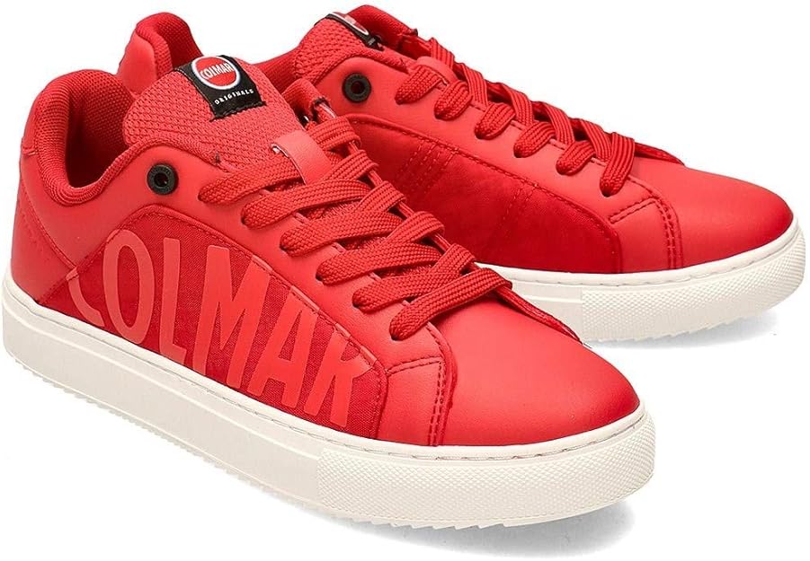 Colmar Sneaker Scarpette Pelle Rosso Scarpe Uomo Casual 2020 Man Shoes ...