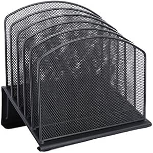 Amazon.com : Klickpick Office 5 Sections Desktop Inclined File Document ...