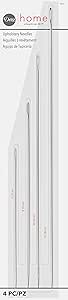 Amazon.com: Dritz Home 9021 Long Straight Upholstery Hand Needles, Size ...