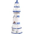 Amazon.com: ChezMax Nautical Ocean Lighthouse Decor for Home - 15.0 ...