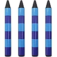 Amazon.com : ASVP Shop Striped Jumbo Black Crayons - For Your Steve ...