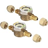 Amazon.com: PATIKIL Sight Glass, 1/4 x 1/4 SAE Universal Liquid ...