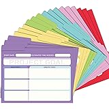 Amazon.com : EOOUT 30 Pack Project File Folders with Tabs, Colored File ...