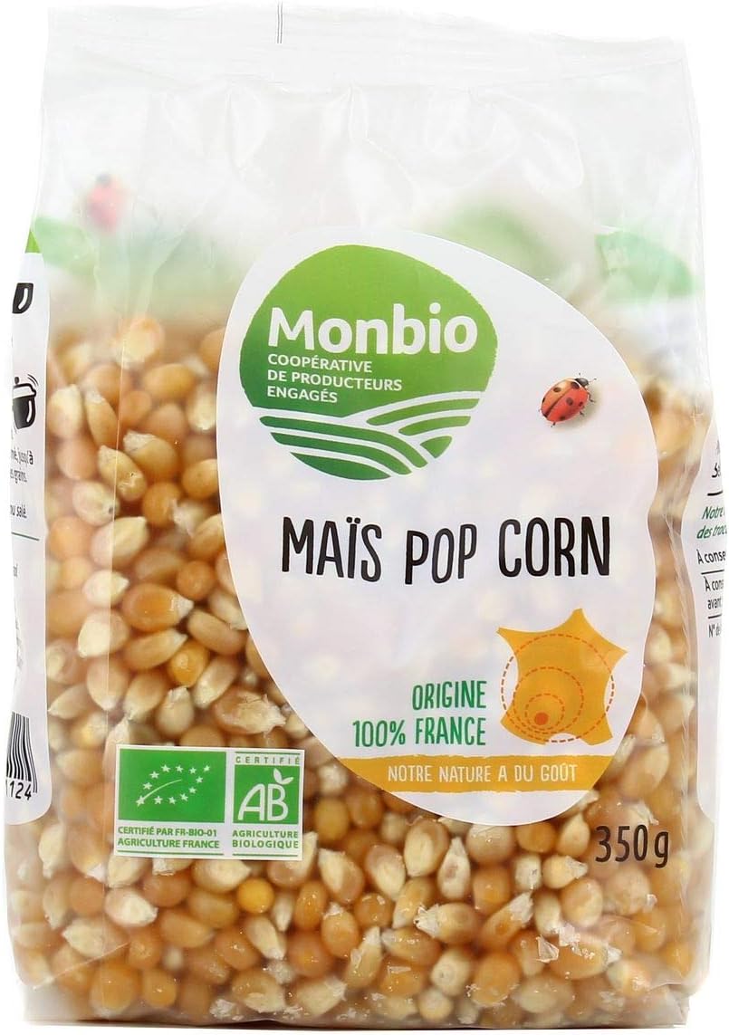 MON BIO - MAIS POP CORN FRANCE 350G: Amazon.fr: Epicerie