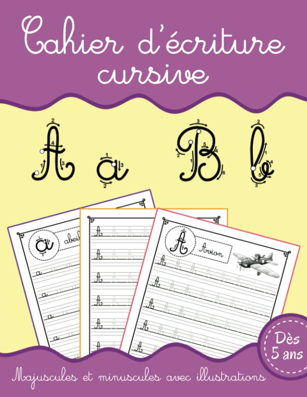 Mua Cahier d’écriture cursive: Apprendre à écrire les lettres de l ...