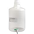Amazon.com: EISCO Carboy Bottle with Stopcock, 20 Liter Capacity, White Premium Polypropylene ...