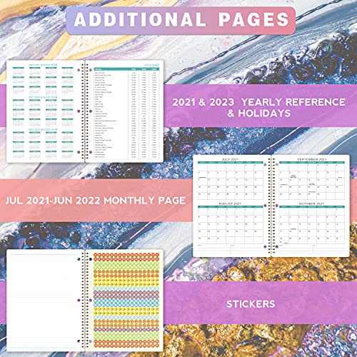 2021-2022 Student Planner - School Planner with Stickers, July 2021 ...