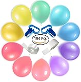 Amazon.com: MESHA 12 Inches Assorted Color Party Balloons (144 Pcs ...