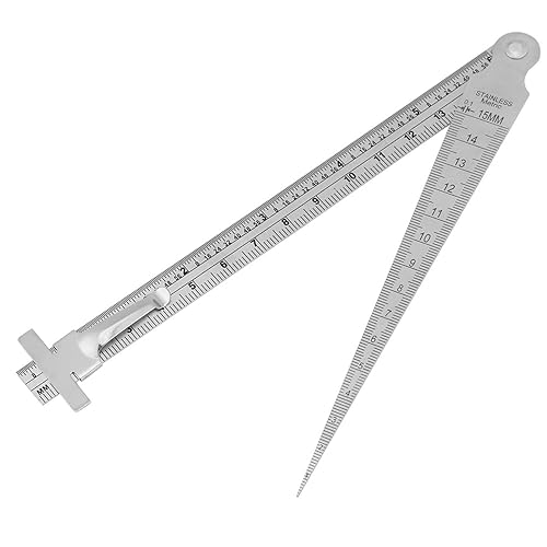 Gap Gage Mm and Inch Rust-Resistant Depth Gauge Stainless Steel ...