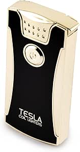 Amazon.com: Tesla Coil Lighters™ USB Rechargeable Windproof Dual Arc ...