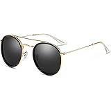 Amazon.com: Modern Geometric Polarized Metal Slim Arms Neutral Colored ...