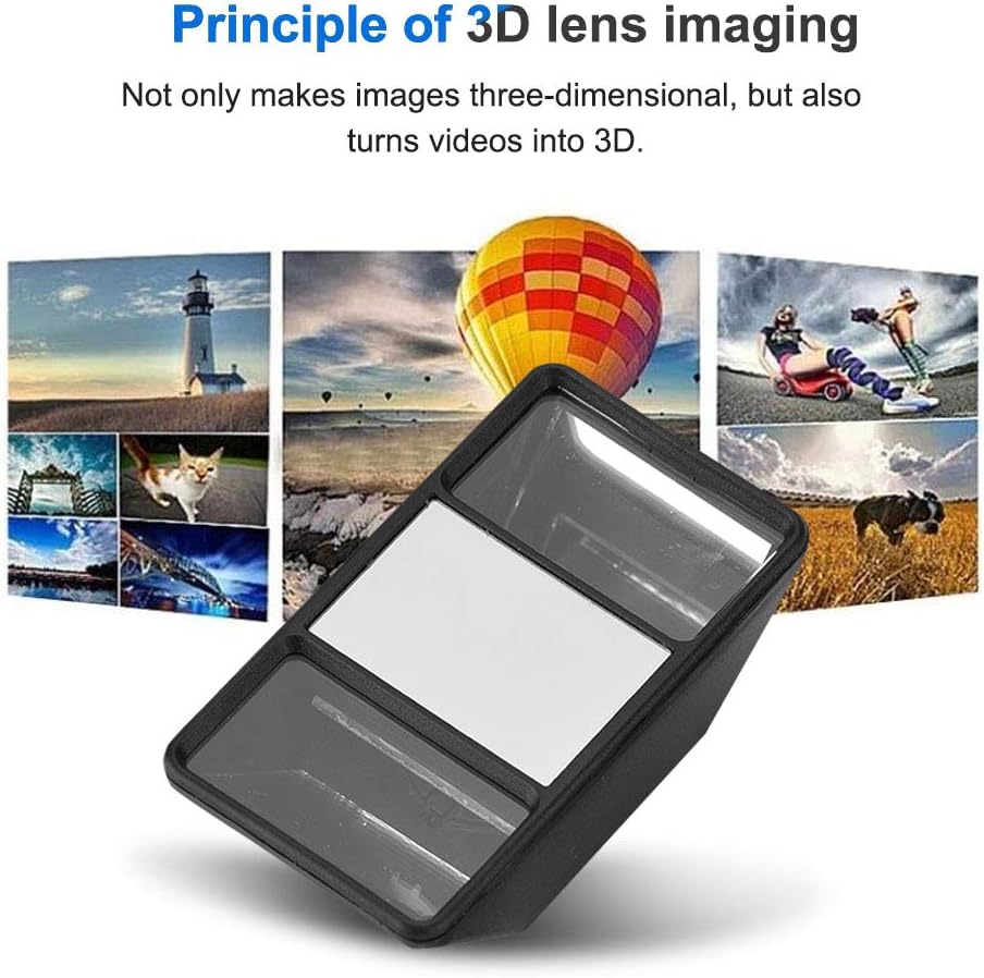 Kafuty Lens 3D Stereoscopic Camera Lens Portable Universal Stereoscopic ...