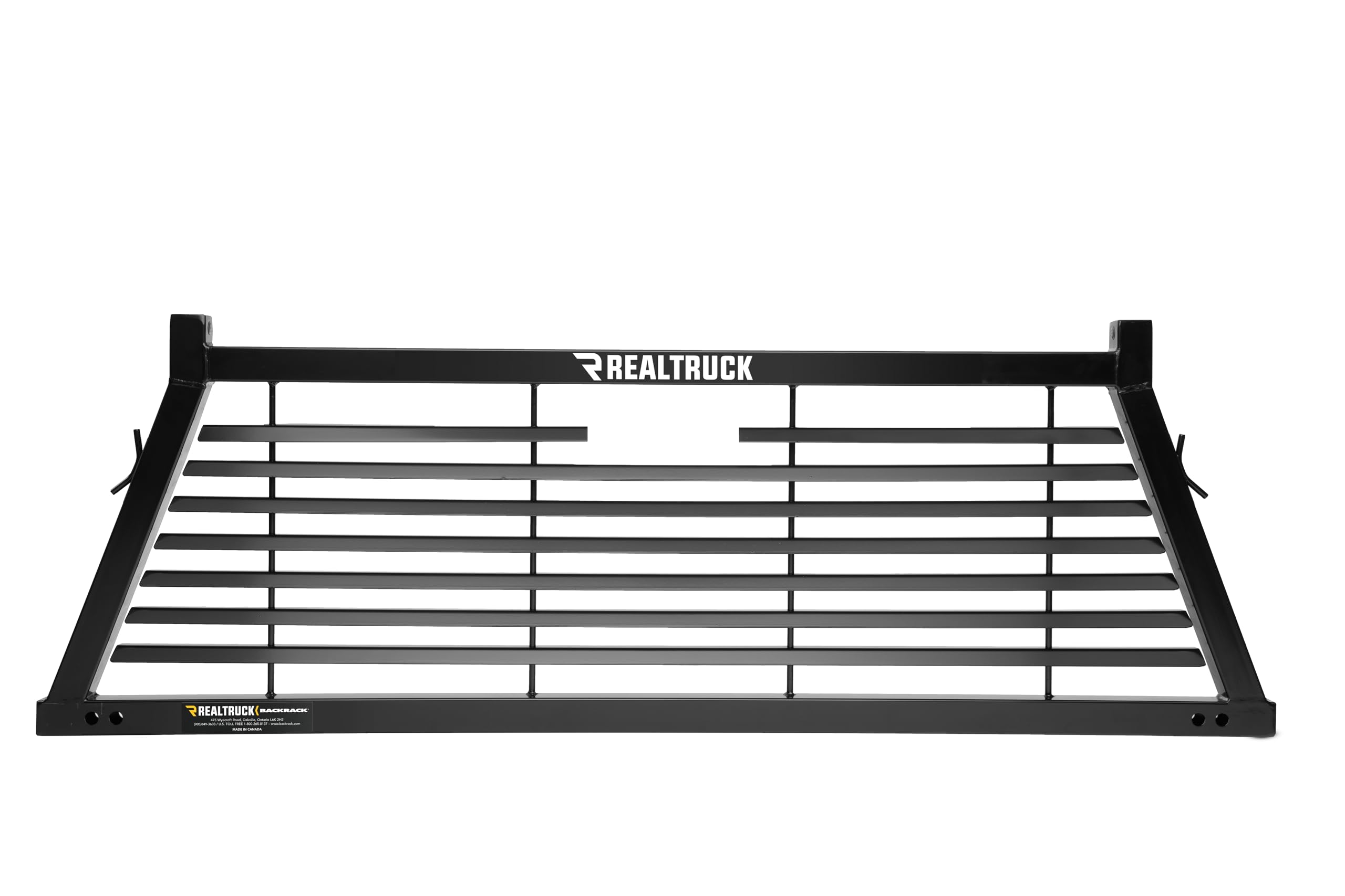 RealTruck BACKRACK Louvered Rack Frame Only | Black, No Drill | 12900 ...