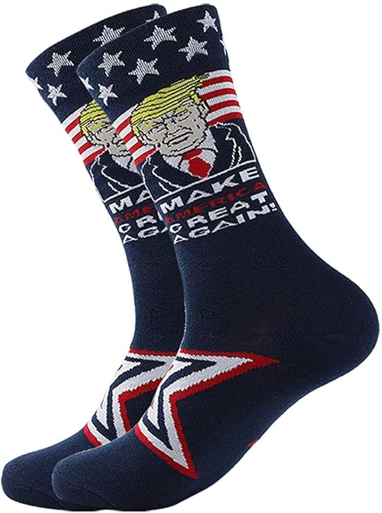 Trump Socks with Novelty Gifts Gag Gifts Funny Donald Trump Sock for ...