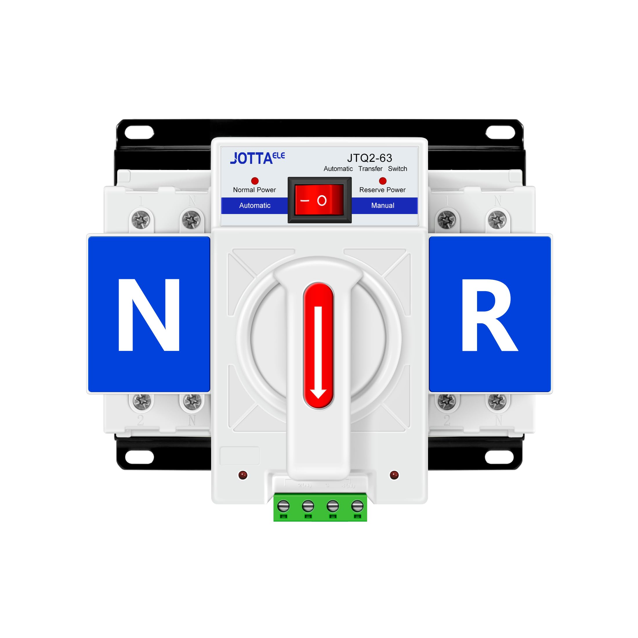 Mua ATS,Dual Power Automatic Transfer Switch 2P 63A 110V 50/60Hz,Changeover Switch for Generator ...