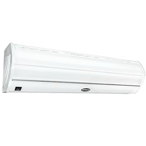 DuraSteel Wall Mounted Air Curtain Fan - 36 Inch White Fly Fan for Door ...