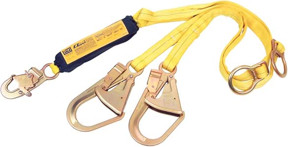 DBI/Sala 1241220 100-percent Tie-Off, Tie Back Shock Absorbing Lanyard ...