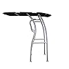 Dolphin T Tops Pro S2 T-TOP Folding Center Console Fishing Boat Tower ...