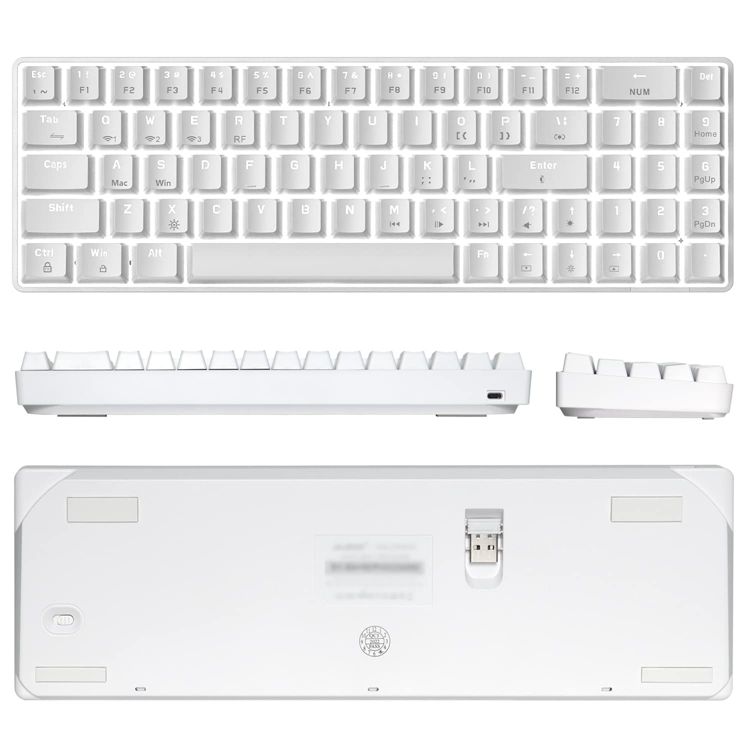 Mua LexonElec 60% Wireless Mechanical Gaming Keyboard,2.4G/Bluetooth ...
