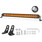 Amazon.com: Nilight Led Light Bar Amber 21 Inch 100W Super Slim Spot Flood Combo Driving Fog ...