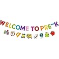 Amazon.com: Welcome to PRE-K Banner - Back to School Decorations ...