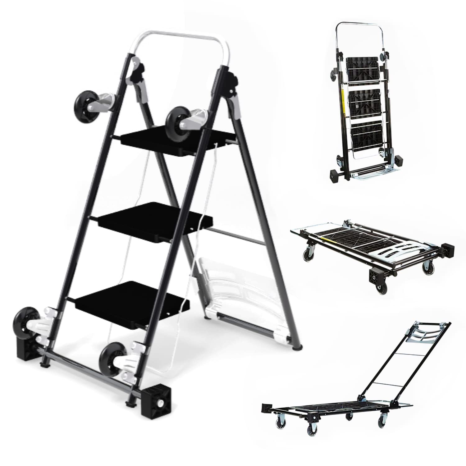 Mua Kerry Kart Foldable and Portable Utility Cart in Black, Compact and ...