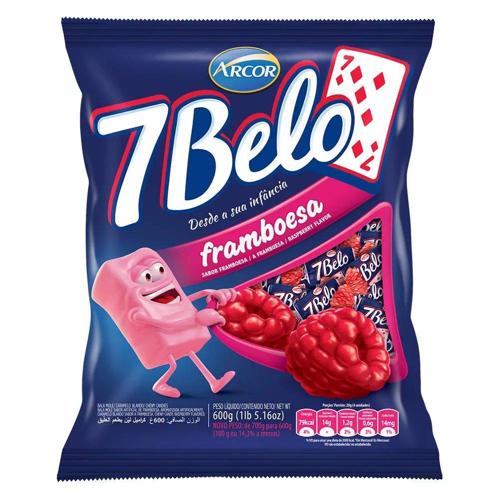 Amazon.com : Arcor - 7 Belo - Chew Candy - 24.69 Oz (PACK OF 01) | Bala ...
