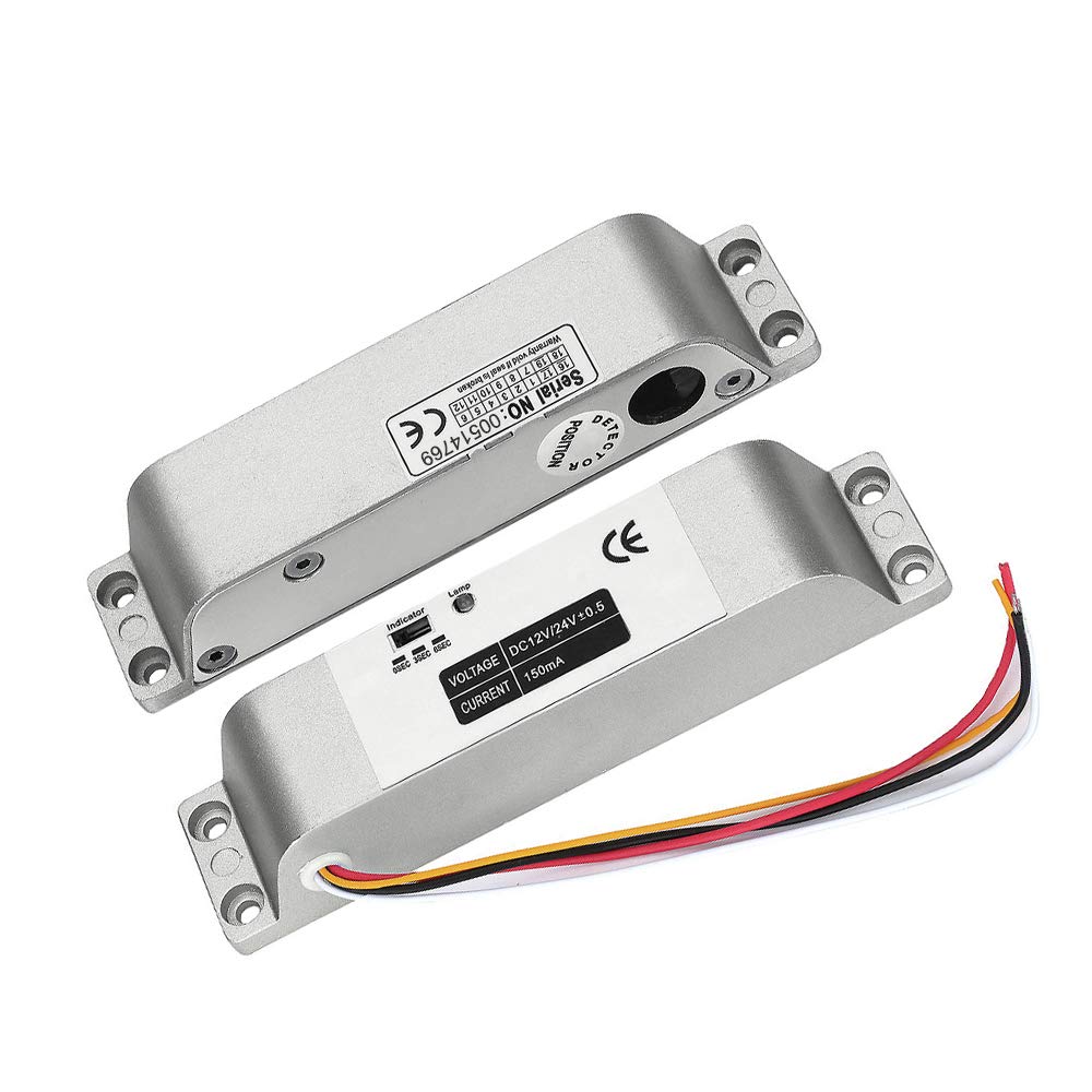 Electric Drop Bolt Lock DC 12V Fail Safe NC Mode Electronic Door Lock For Access Control ...