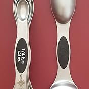 Amazon.com: PREMIUM Stackable Magnetic Measuring Spoons Set by ...