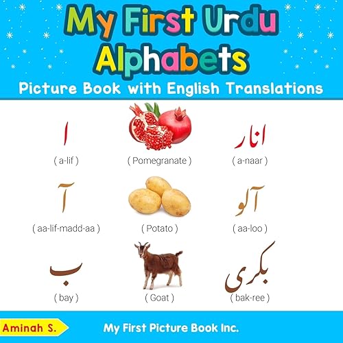 My First Urdu Alphabets Picture Book with English Translations ...