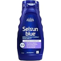Amazon.com: Selsun Blue Max Strength, 2-in-1 Shampoo, 11 Ounces ...