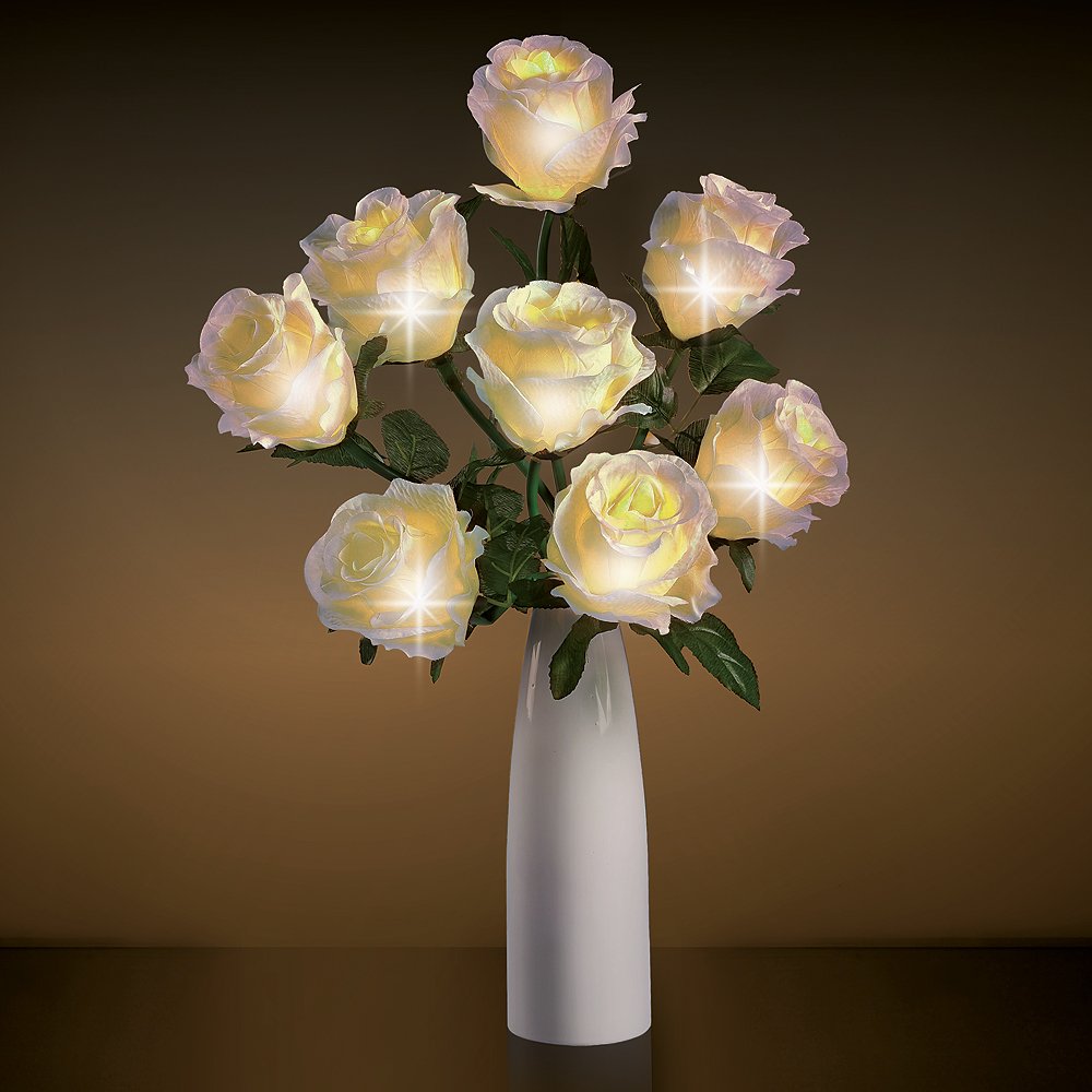 LED Roses In A Vase: Amazon.co.uk: Kitchen & Home