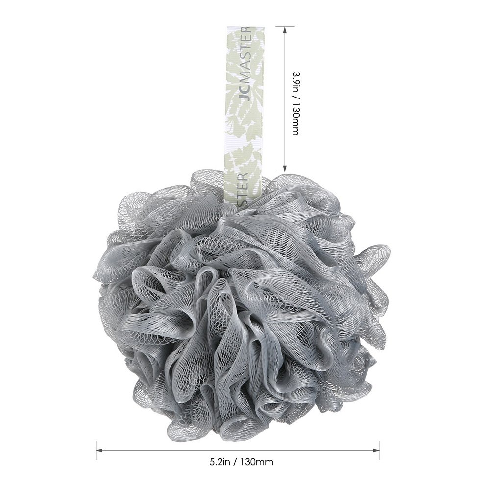 היופי וטיפוח אישי - loofah shower scrunchie large, loofah white, shower ...