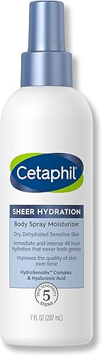 CETAPHIL Sheer Hydration Fragrance Free Body Moisturizer Spray , 7 fl ...