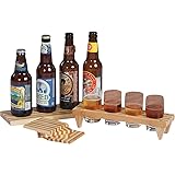Amazon.com | Mikasa Brewmasters Beer Tasting Flight set: Beer Glasses ...