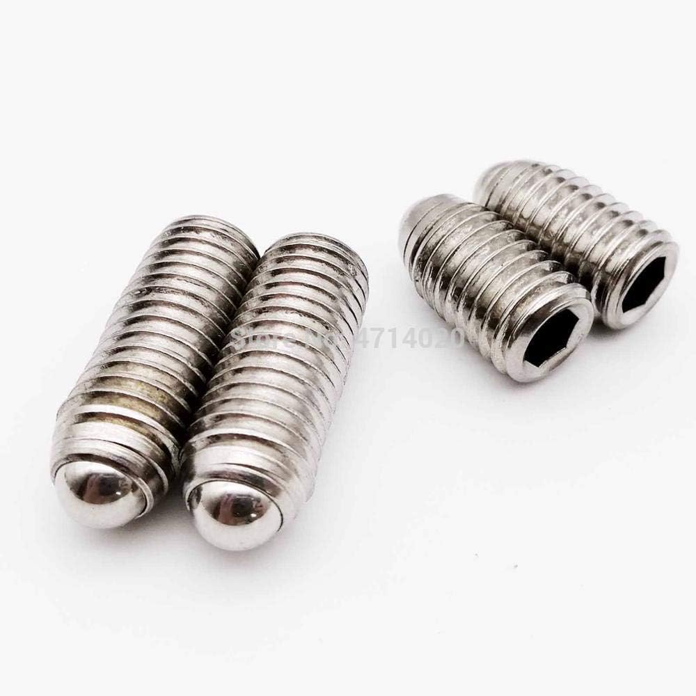 Screw 2/5/10/20pcs M3 M4 M5 M6 M8 M10 M12 A2-70 304 Stainless Steel Hex Socket Allen Spring Ball ...