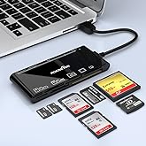 Amazon.com: USB 3.0 Multi Card Reader for SD/Micro SD/TF/XD/CF/MS - 7-in-1 Memory Card Reader ...