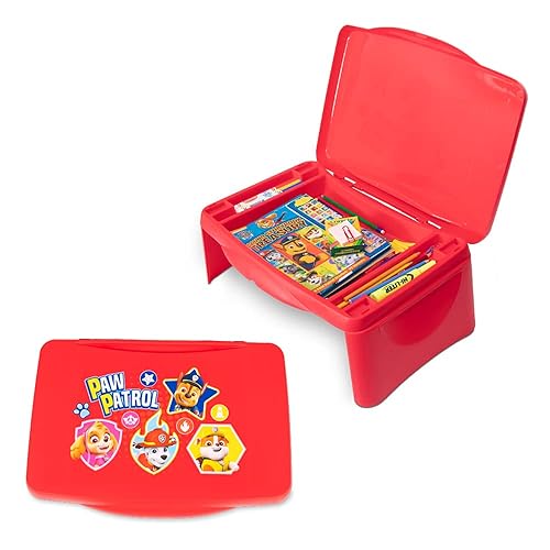 Paw Patrol Kids Lap Desk with Storage - Folding Lid and Collapsible ...