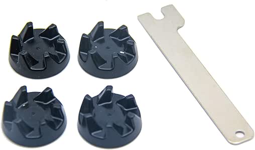 9704230 Blender Coupler 4Packs with 1 Spanner Kit Replacement for ...